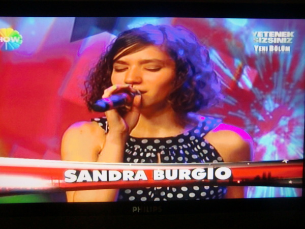 SANDRA BURGIO IN UN GRANDE PROGRAMMA DEL SABATO SERA ALLA TELEVISIONE ...