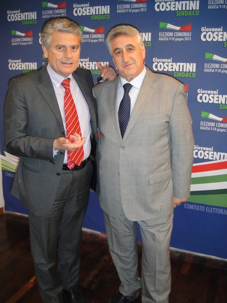 GIOVANNI COSENTINI HA INCONTRATO STAMANI FRANCO POIDOMANI - Ragusa Oggi