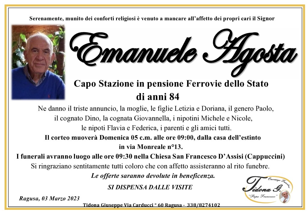 Necrologi - Ragusa Oggi