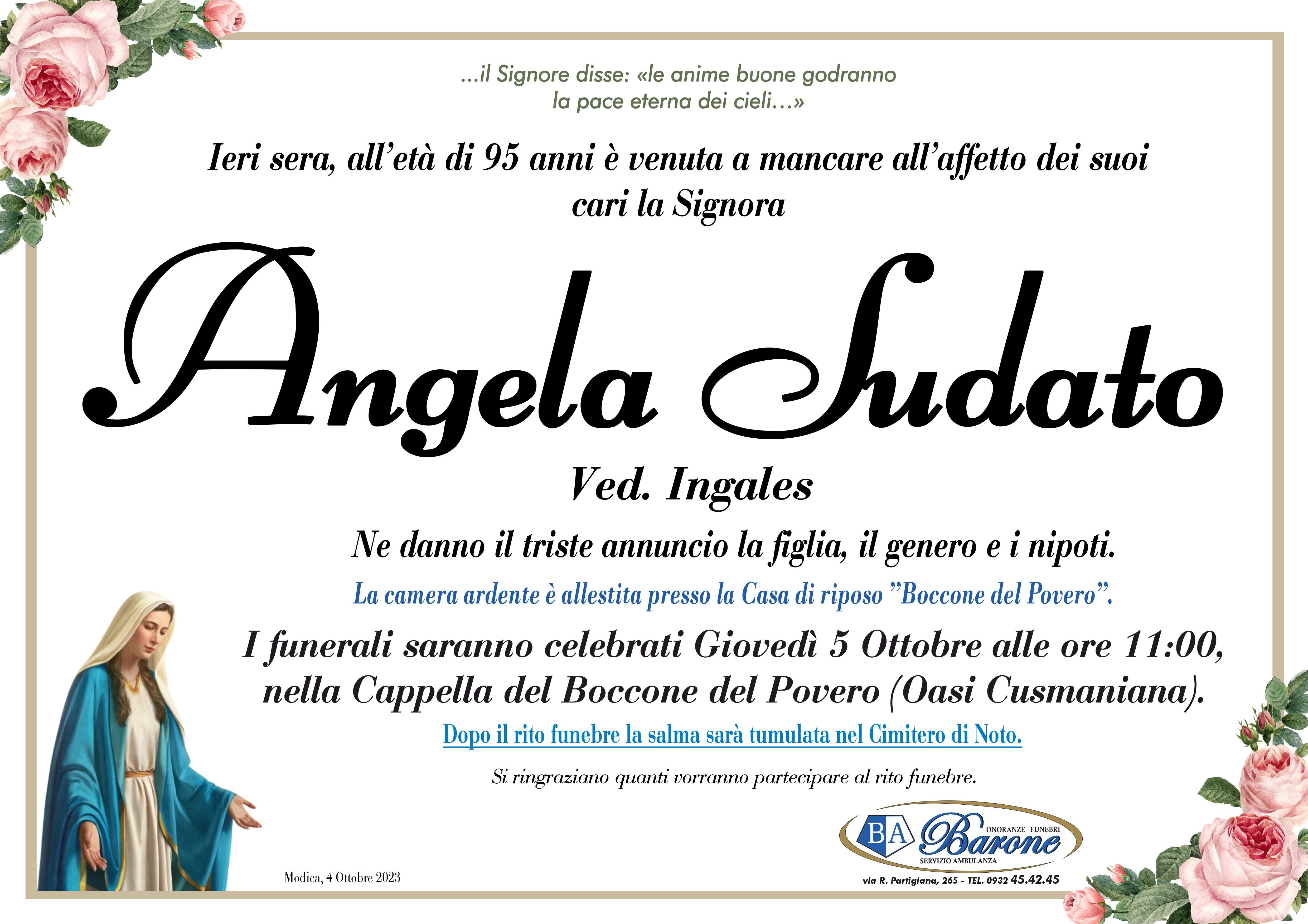 Necrologi: Angela Sudato - Ragusa Oggi