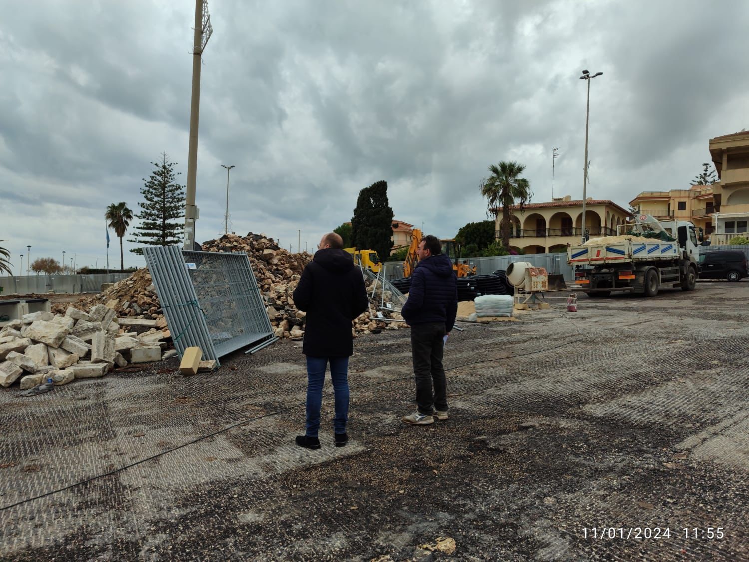 A Marina di Modica proseguono i lavori di riqualificazione di piazza ...