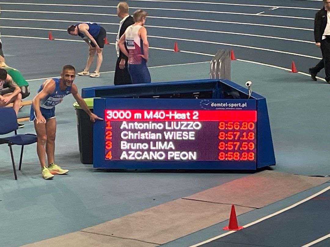Tony Liuzzo medaglia d'oro al “European Masters Athletics Championships ...