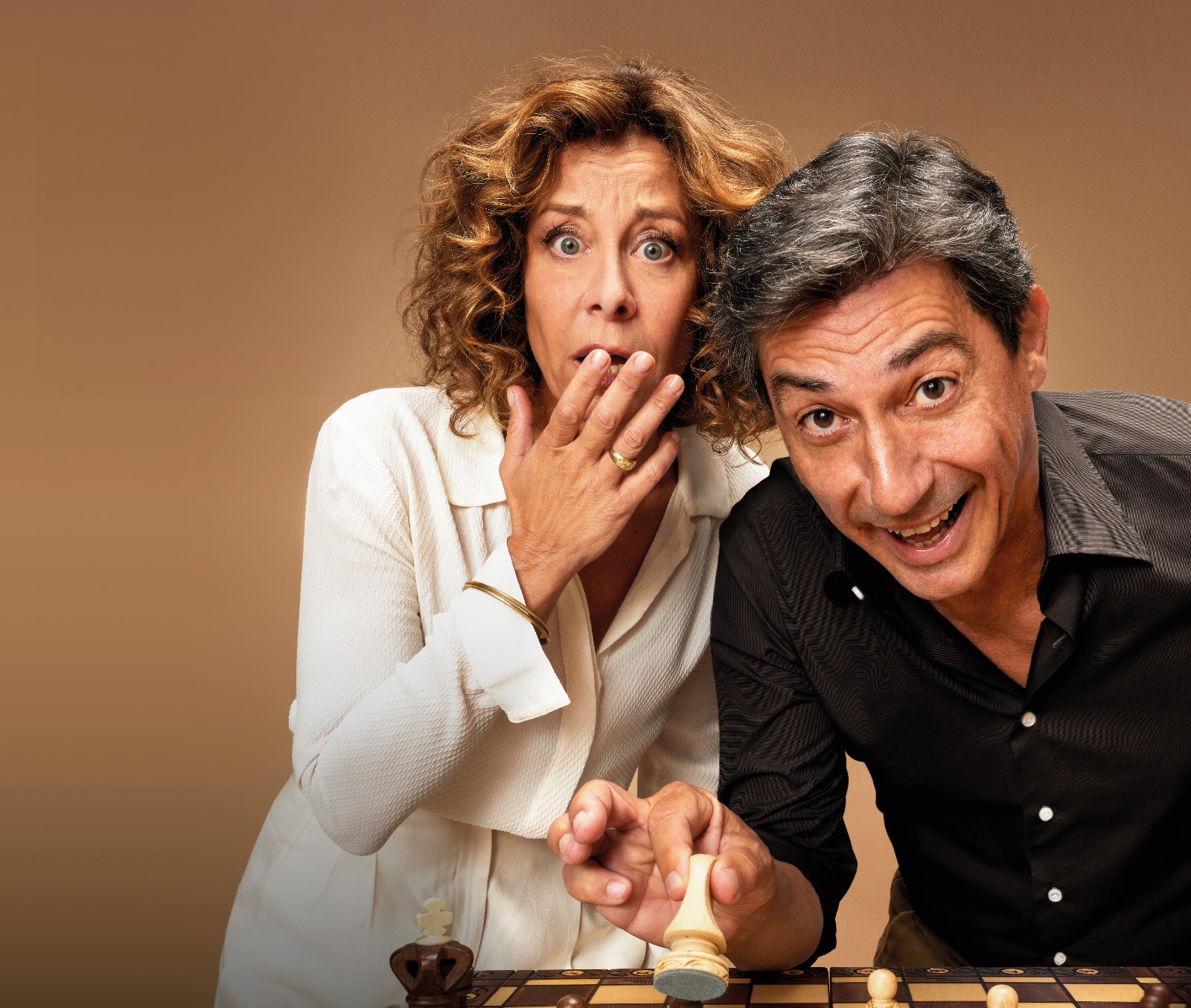 Emilio Solfrizzi e Carlotta Natoli con “L'anatra all'arancia”. Al ...