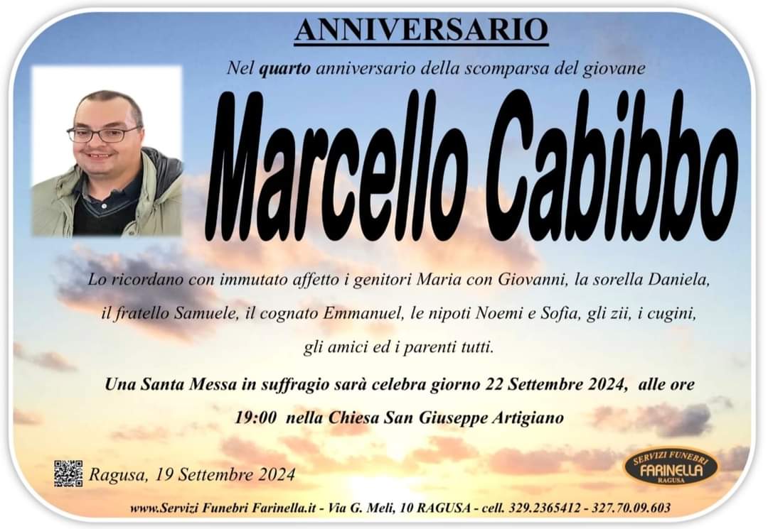 Anniversario: Marcello Cabibbo - Ragusa Oggi