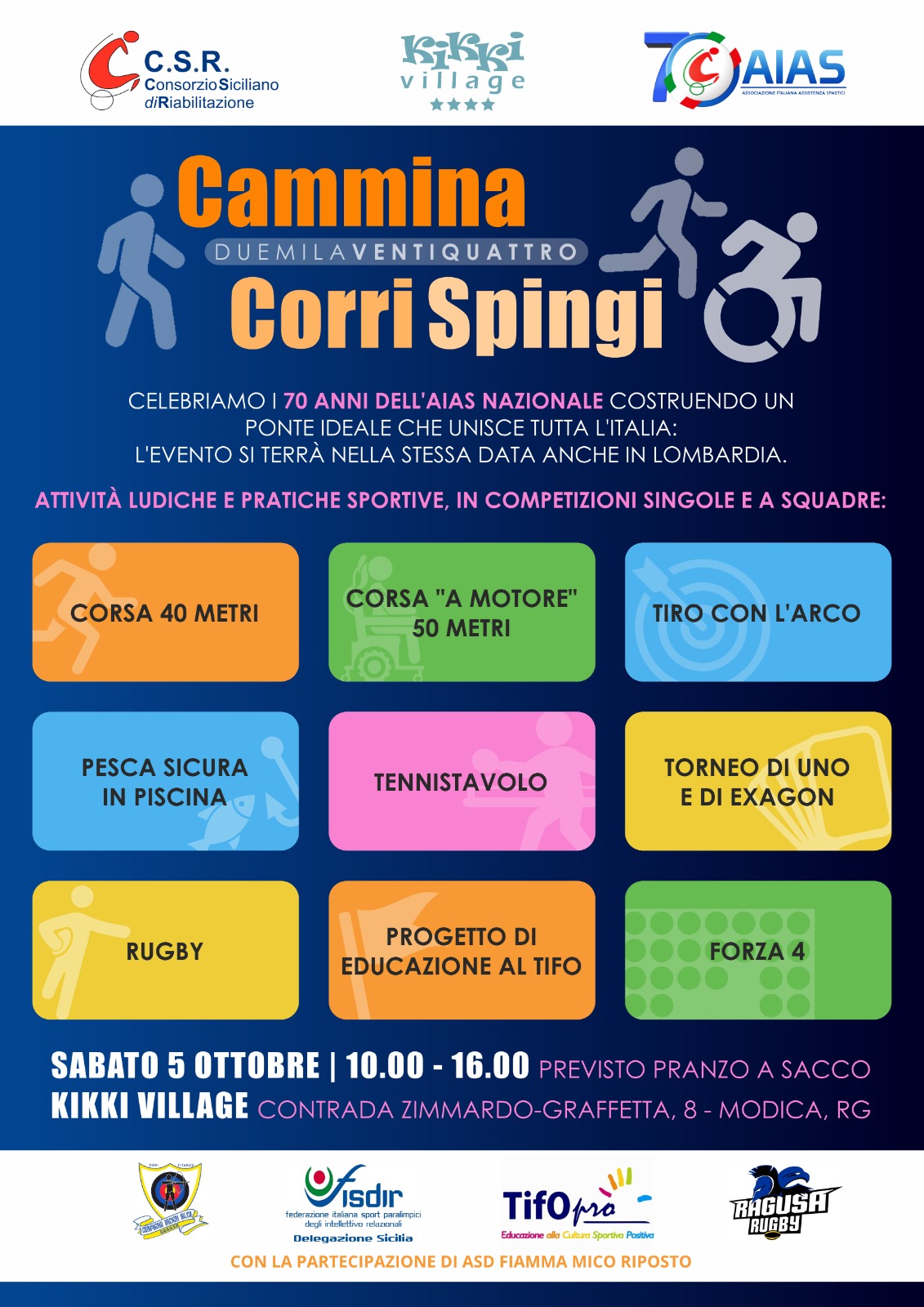 A Modica l'evento "Cammina, Corri, Spingi": giornata di sport e ...