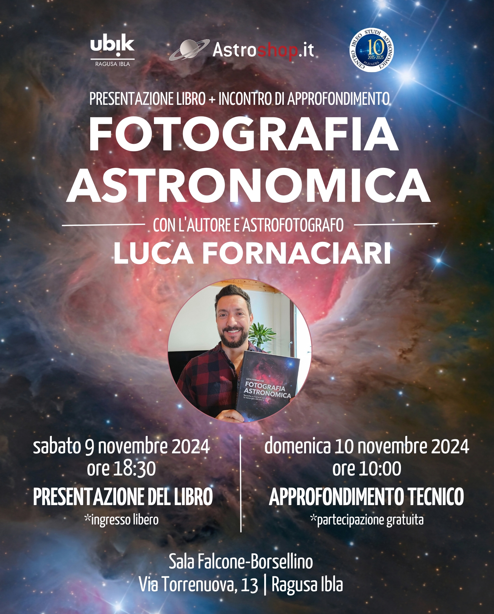 Ibla: doppio incontro con l'astrofotografo Luca Fornaciari - Ragusa Oggi