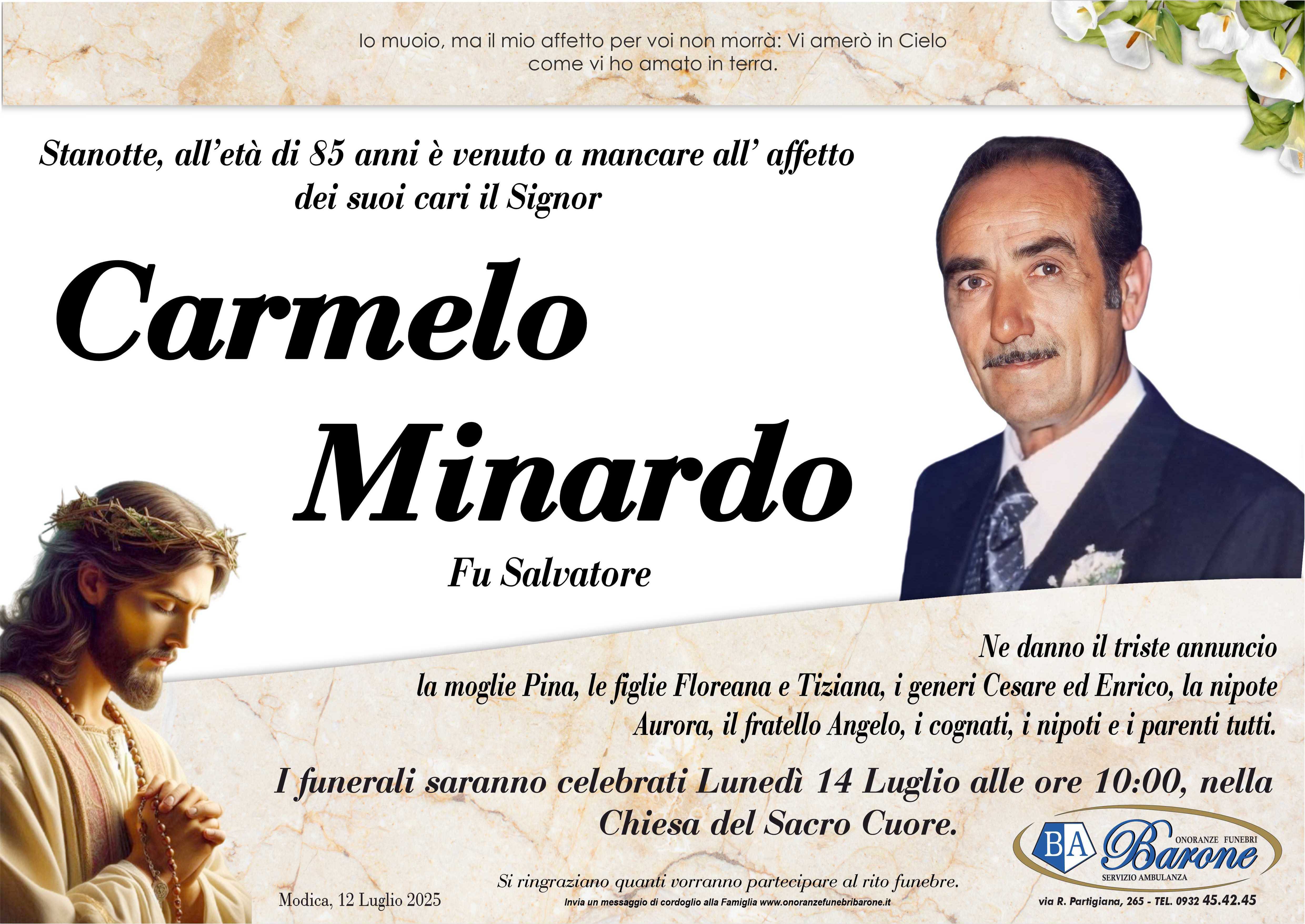 Necrologi: Carmelo Minardo - Ragusa Oggi